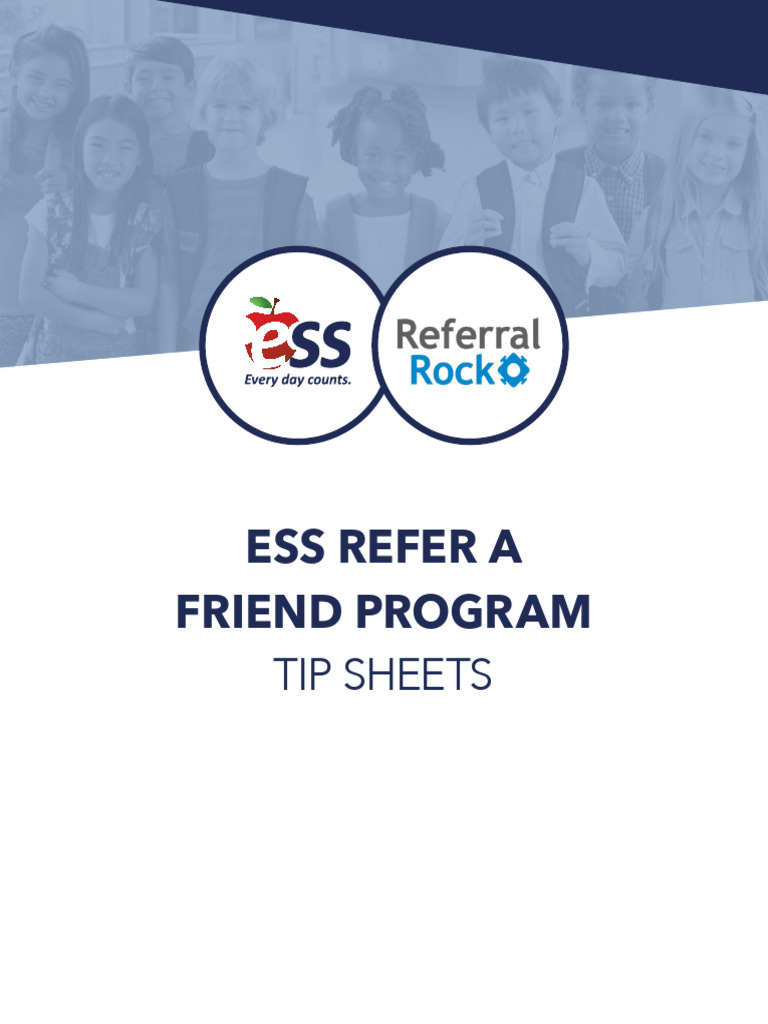 ESS Refer a Friend Program Guide | PDF | Gift Card | Stored Value Card