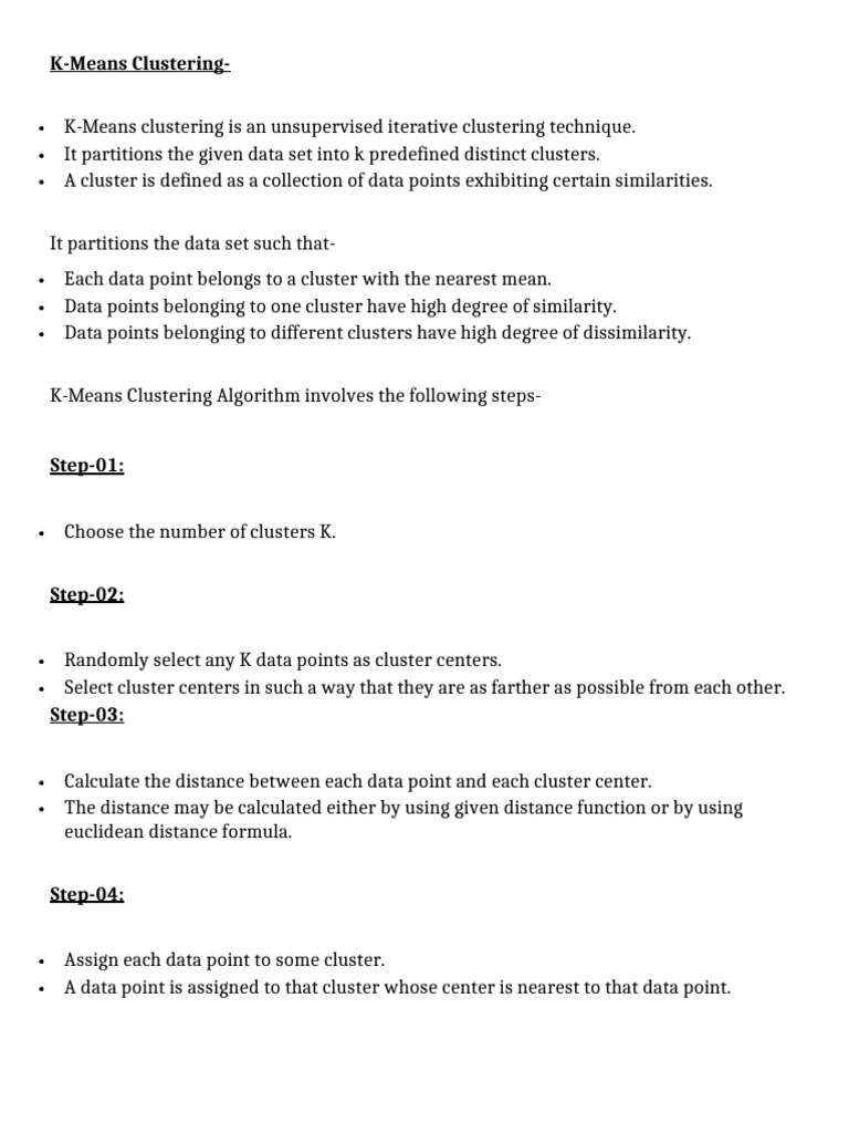 Clustering Solved Examples | PDF | Cluster Analysis | Algorithms