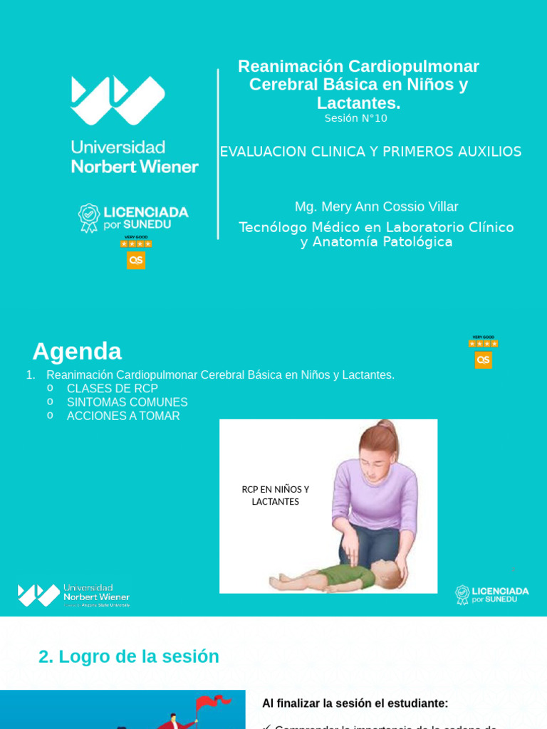 RCP en Niños 1 Clase Teoria 10 | PDF | Reanimación cardiopulmonar | Paro cardíaco