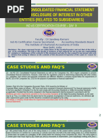 Ind AS 110: Consolidated Financial Statements Guide | PDF | Equity ...