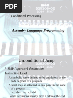Conditional Jumps in Assembly Language | PDF | Computing | Software Development