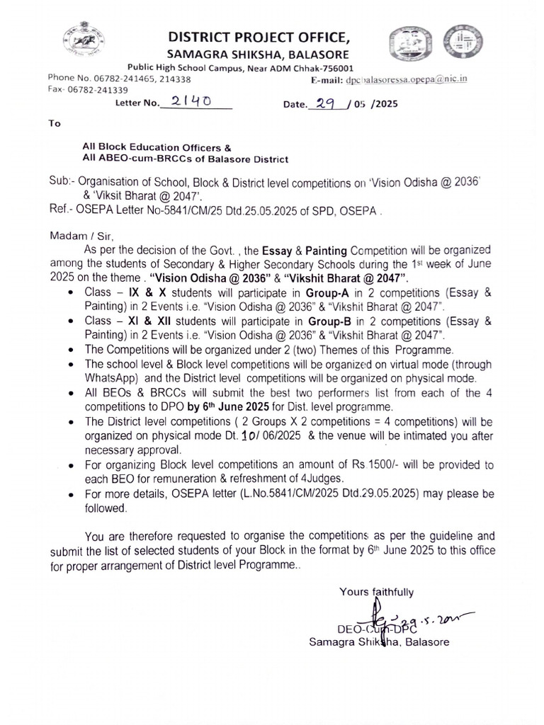 2140 - Vision Odisha @2036 | PDF