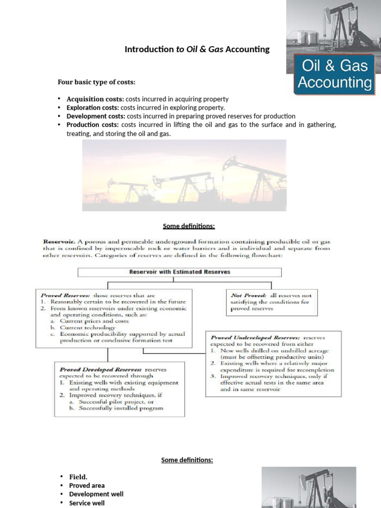 Oil & Gas Accounting Basics Explained | PDF | International Financial ...