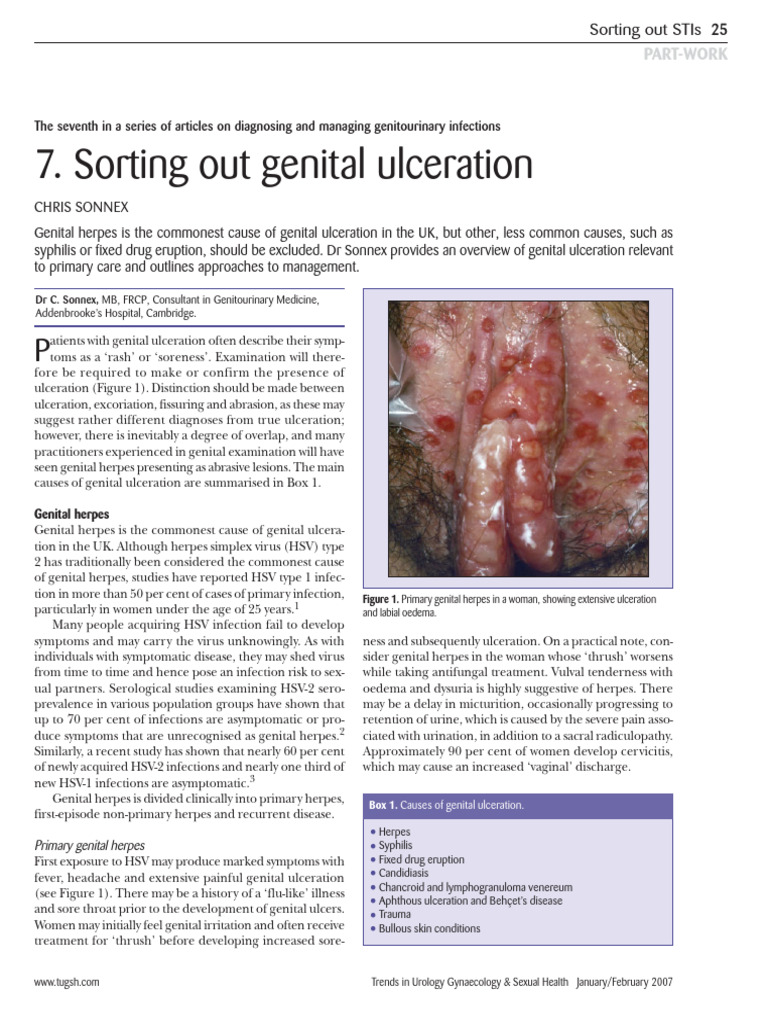 Trends in Urology Gynaecology Sexual Health - 2007 - Sonnex - 7 Sorting ...
