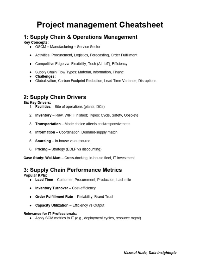 All Cheatsheet For Final Exam - 8 | PDF