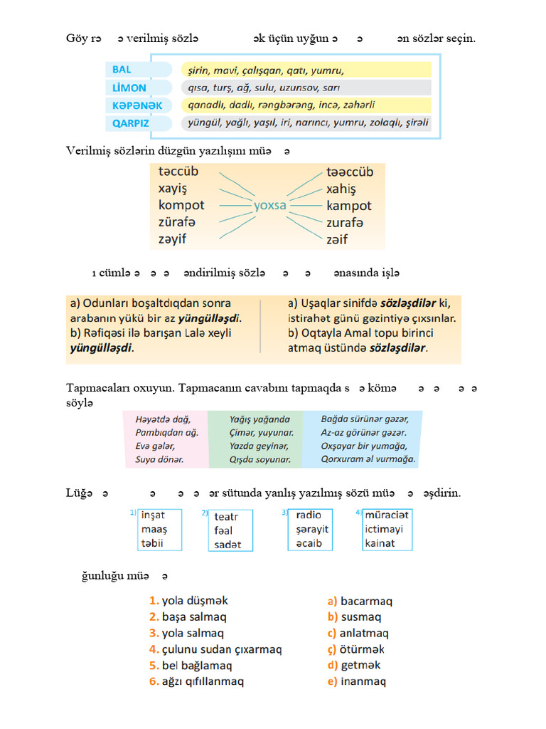 Azərb Imtahan 2-4 | PDF