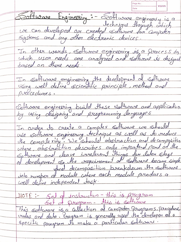 Software Engineering Unit-1 | PDF