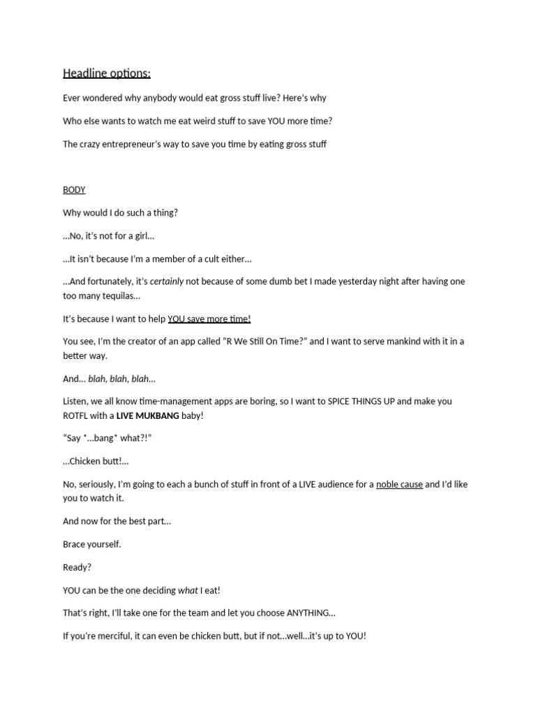 Ad For Kickstarter Campaign | PDF
