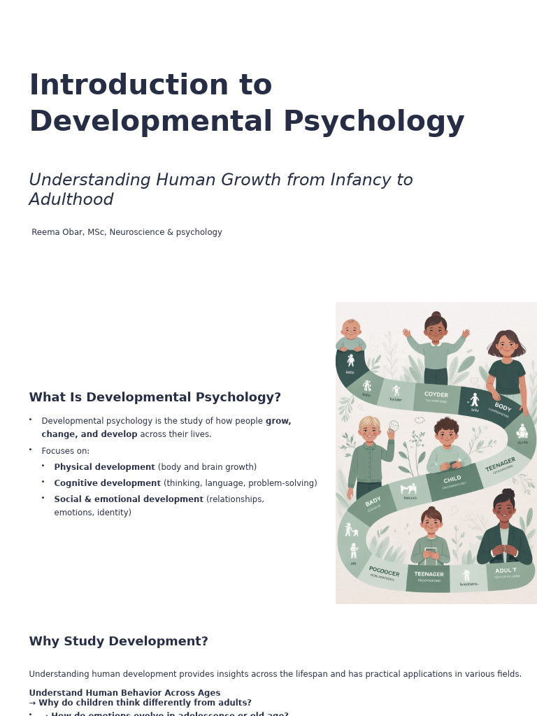 Developmental Psychology Overview | PDF | Attachment Theory ...