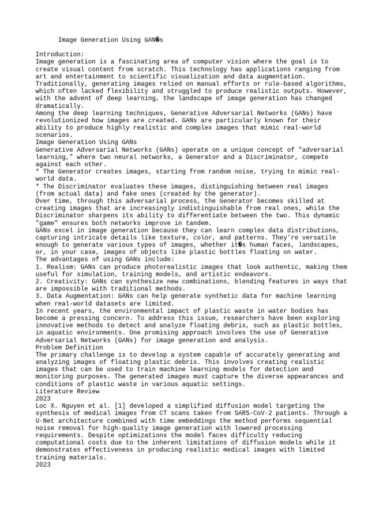 18 Image Generation Using Gan's | PDF | Rendering (Computer Graphics) | Deep Learning