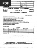 Grade 9 Agriculture Term Opener Exam | PDF | Agriculture