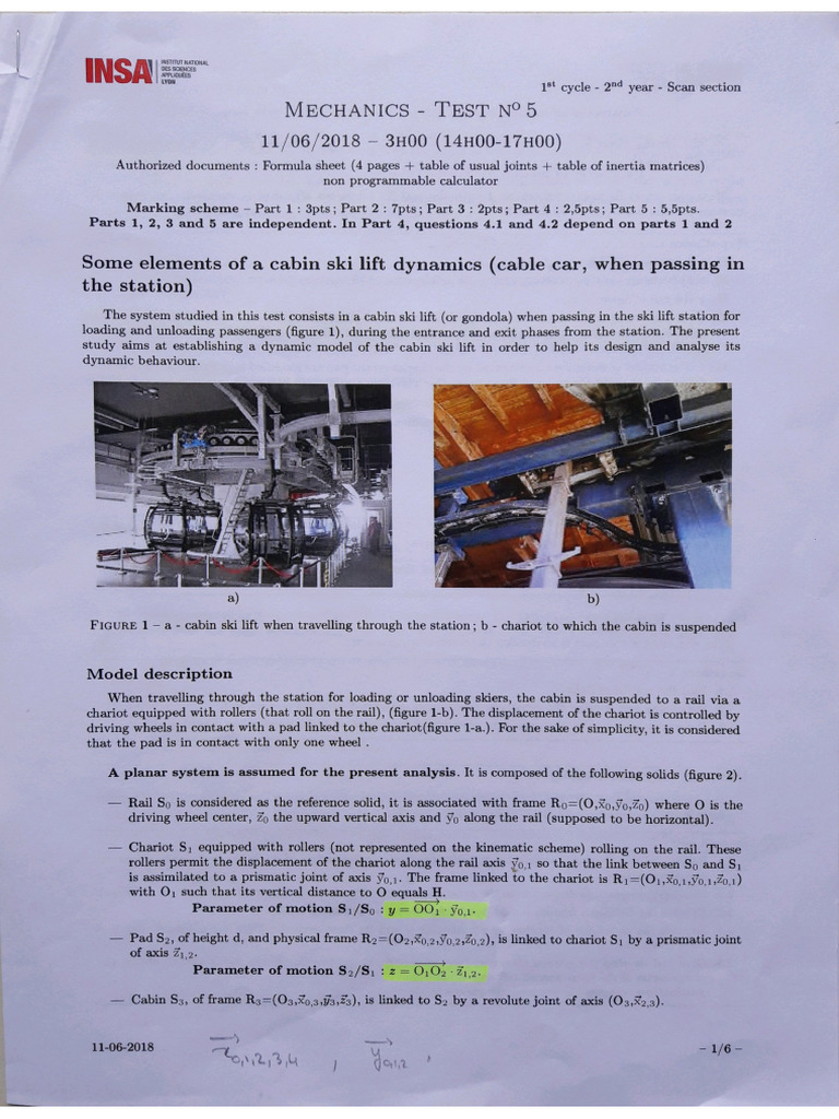 2a Mechanics 17-18 Ds4 T | PDF