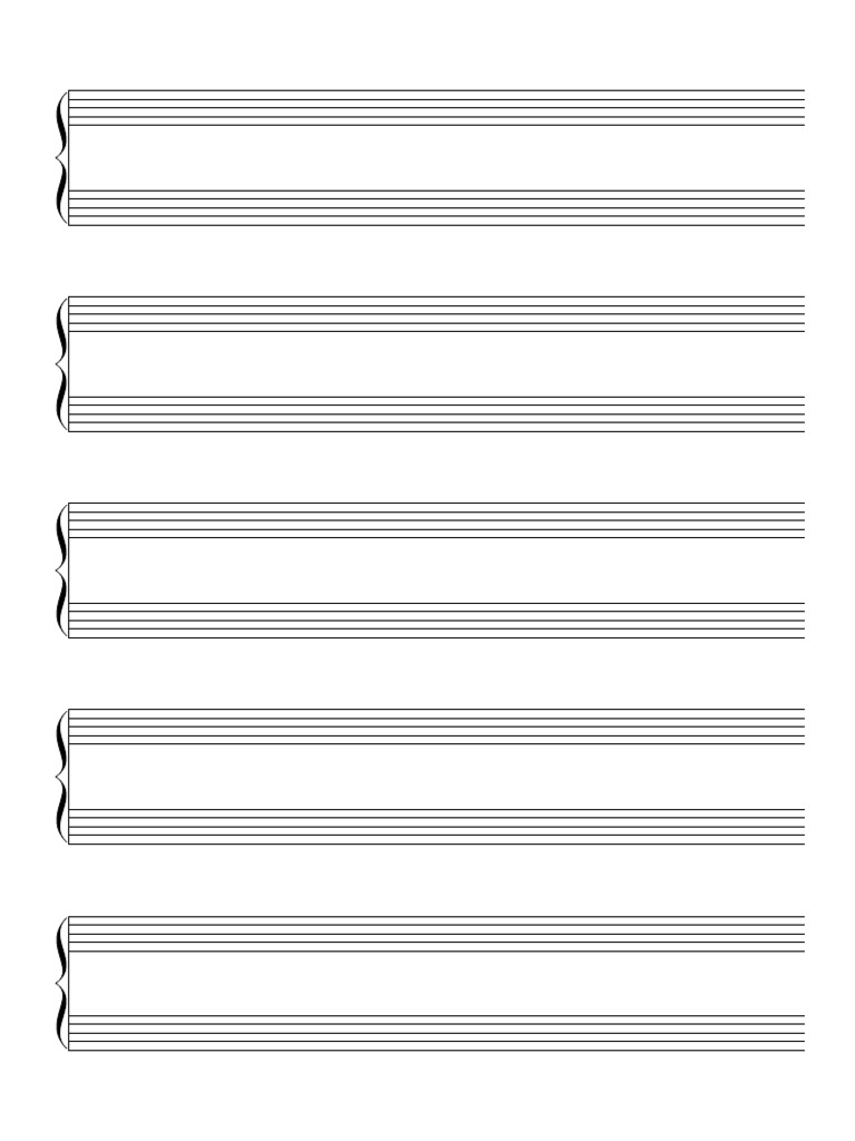 Pentagramas Dobles | PDF