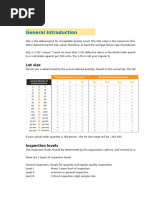 AQL Sampling Plan Table | PDF