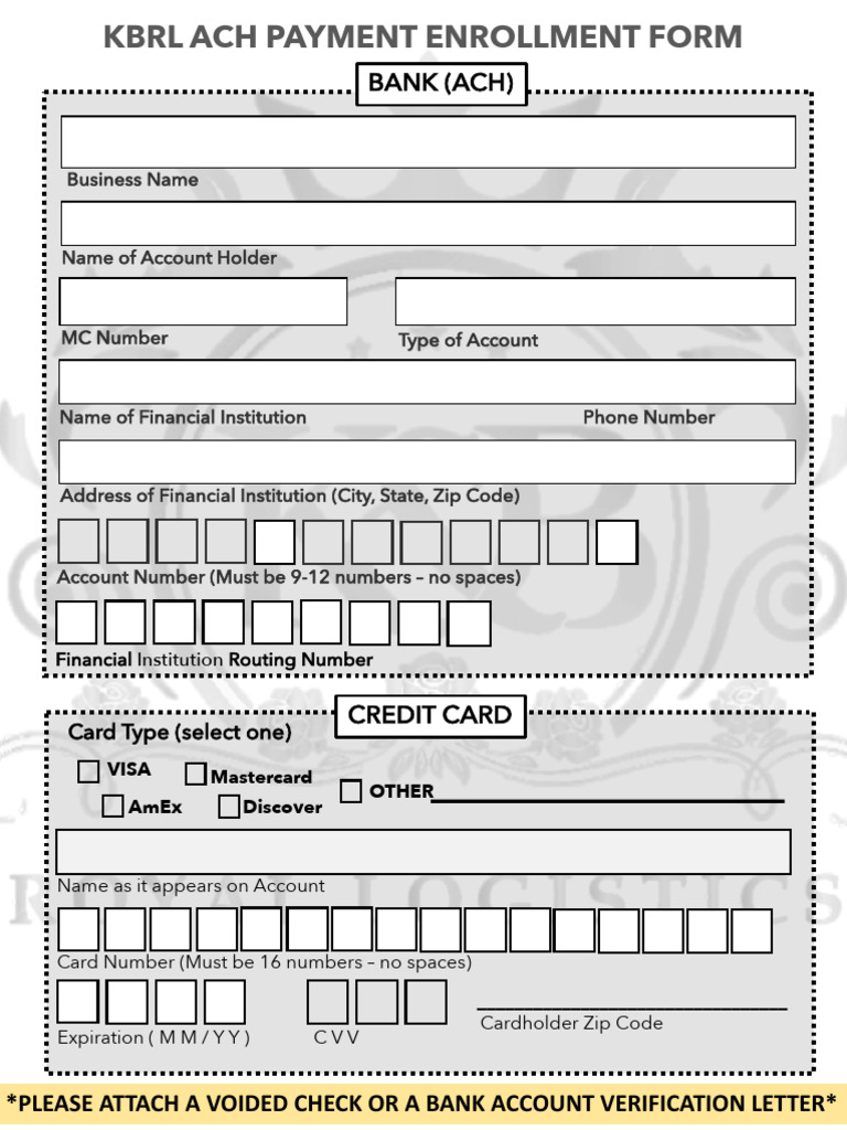 Ach Form For KBRL 2025 | PDF