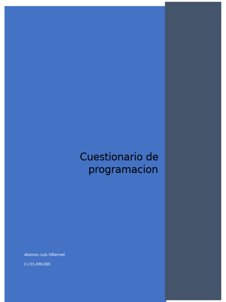 Cuestionario de Programacion 1 | PDF | Herencia (Programación Orientada a Objetos) | Modelos de ...