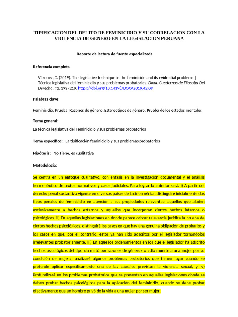 Reporte+de+Lect FINAL | PDF | Justicia | Crimen y violencia