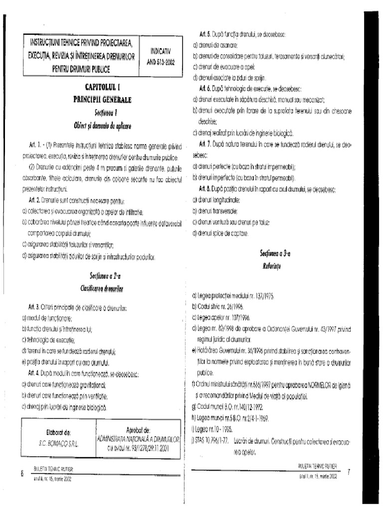 AND 513-2002 Drenuri | PDF
