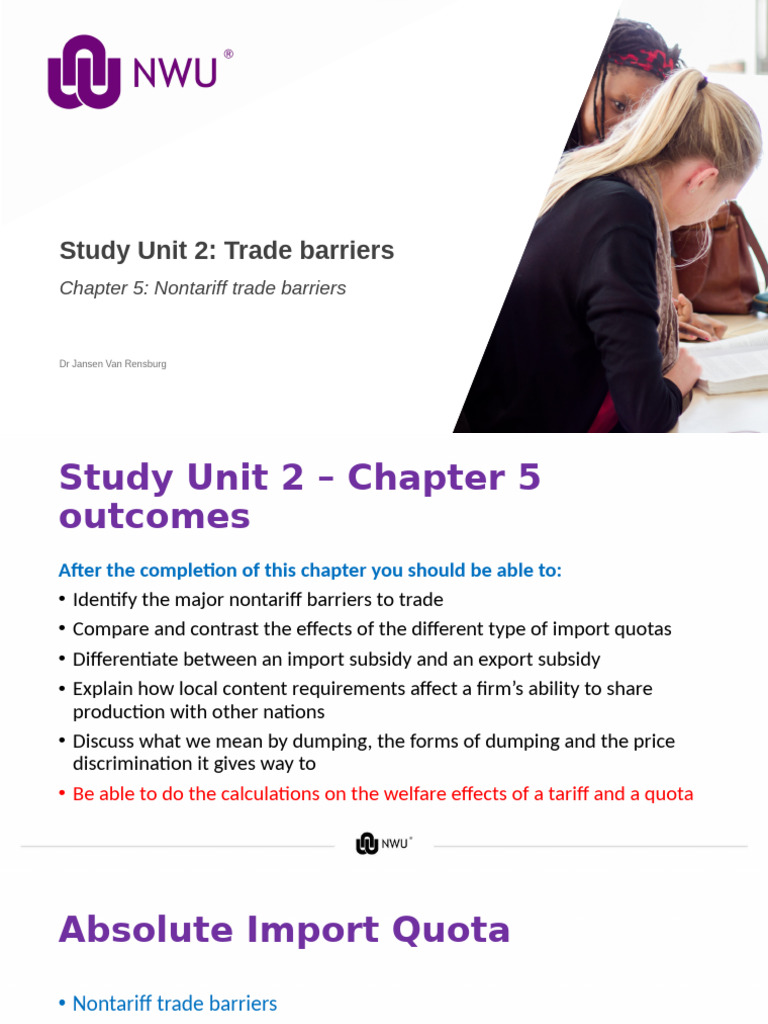 Understanding Absolute Import Quotas | PDF | Dumping (Pricing Policy ...