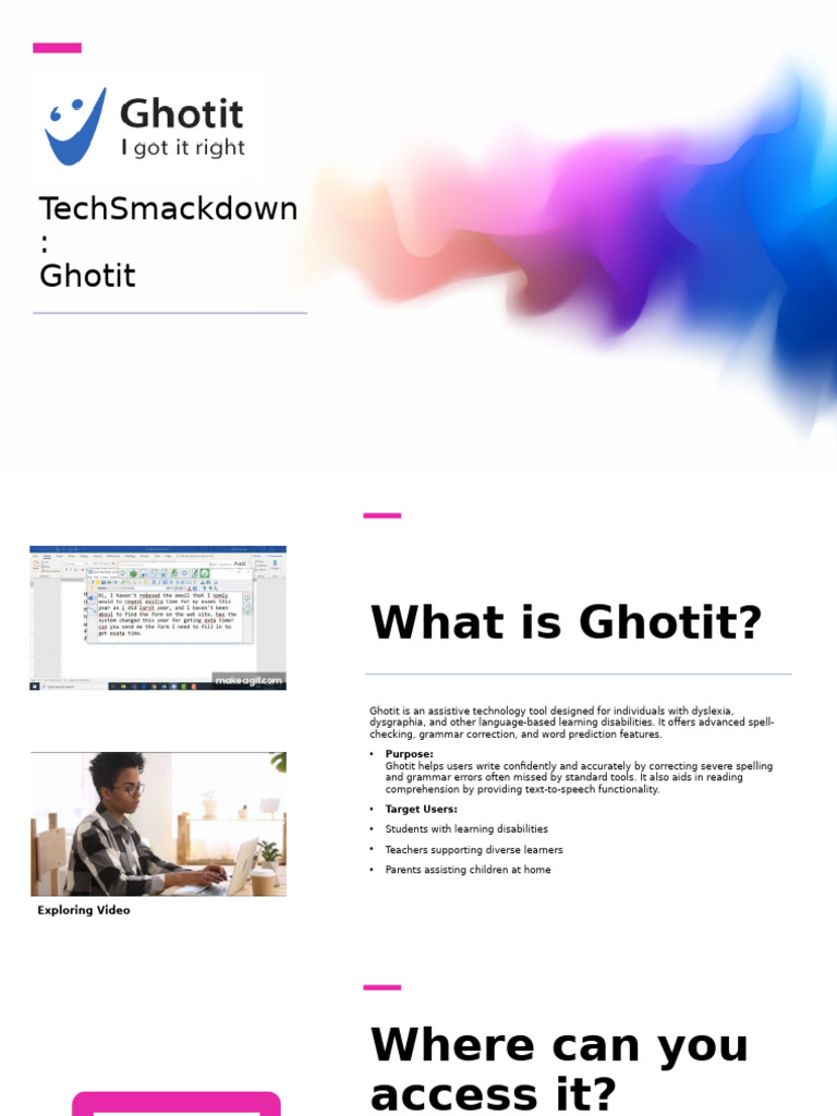 Technology Smackdown | PDF | Speech Synthesis | Learning Disability