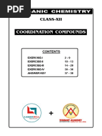 Coordination Compounds PYQ Worksheet Class12 | PDF | Ligand | Coordination Complex