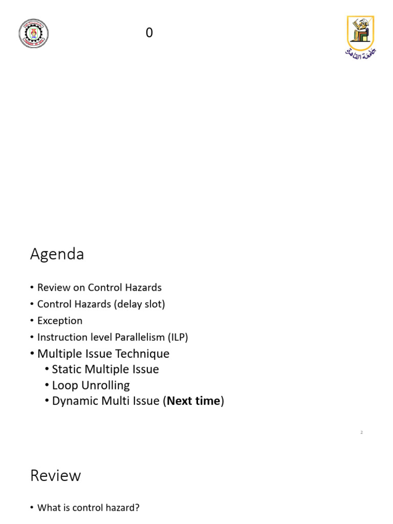CMP3010L05-Hazard Continue ILP | PDF | Computer Engineering | Computer Architecture