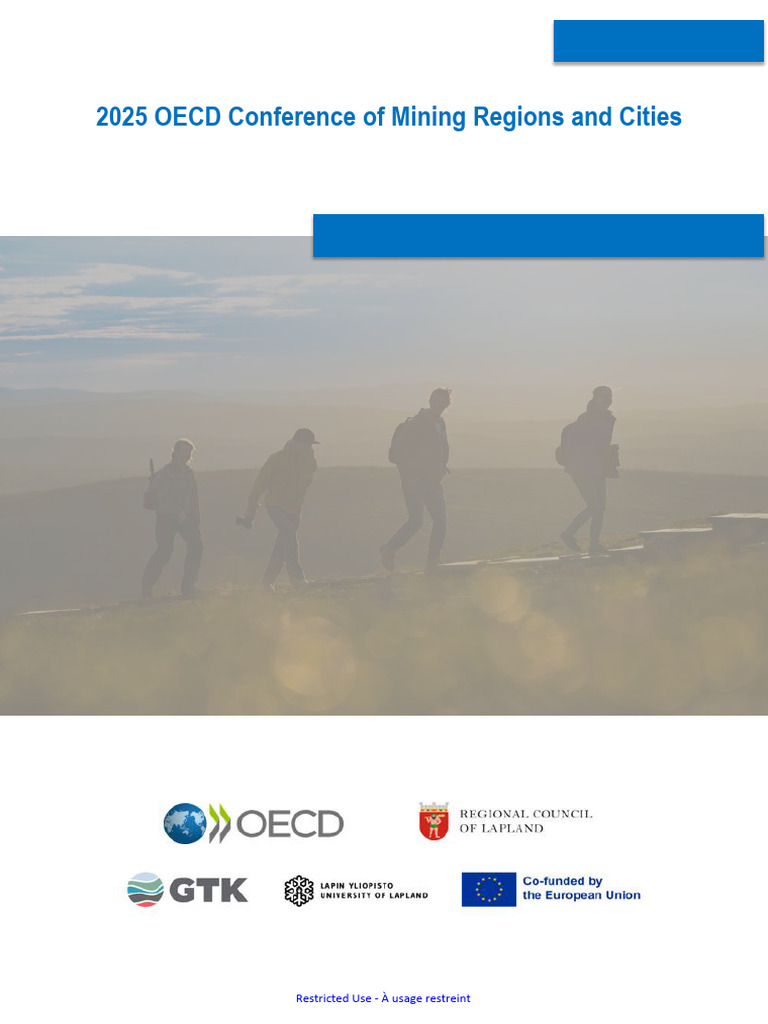 Agenda 2025 OECD Conference of Mining Regions and Cities | PDF | Mining | Sustainability