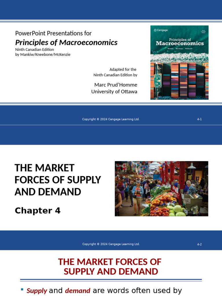 ch04 - PPT - Mankiw Macro9Ce | PDF | Supply (Economics) | Supply And Demand