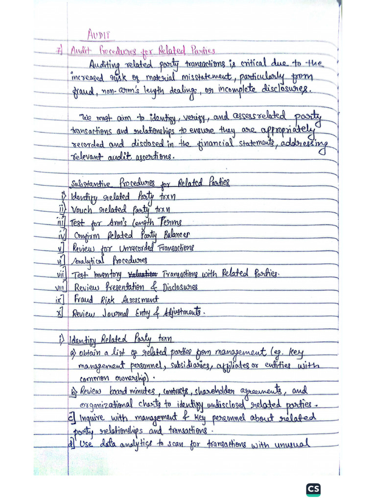 Interview Notes On Substantive Procedure | PDF