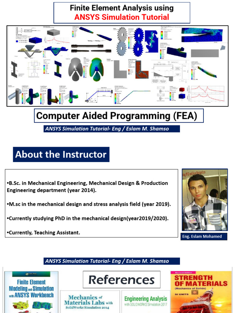 Ansys | PDF | Beam (Structure) | Bending