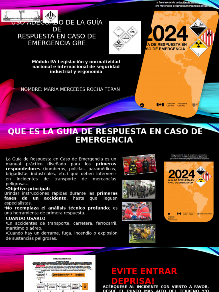 Uso Adecuado de La Guía DE LIBRO NARANJA | PDF | Mercancías peligrosas ...