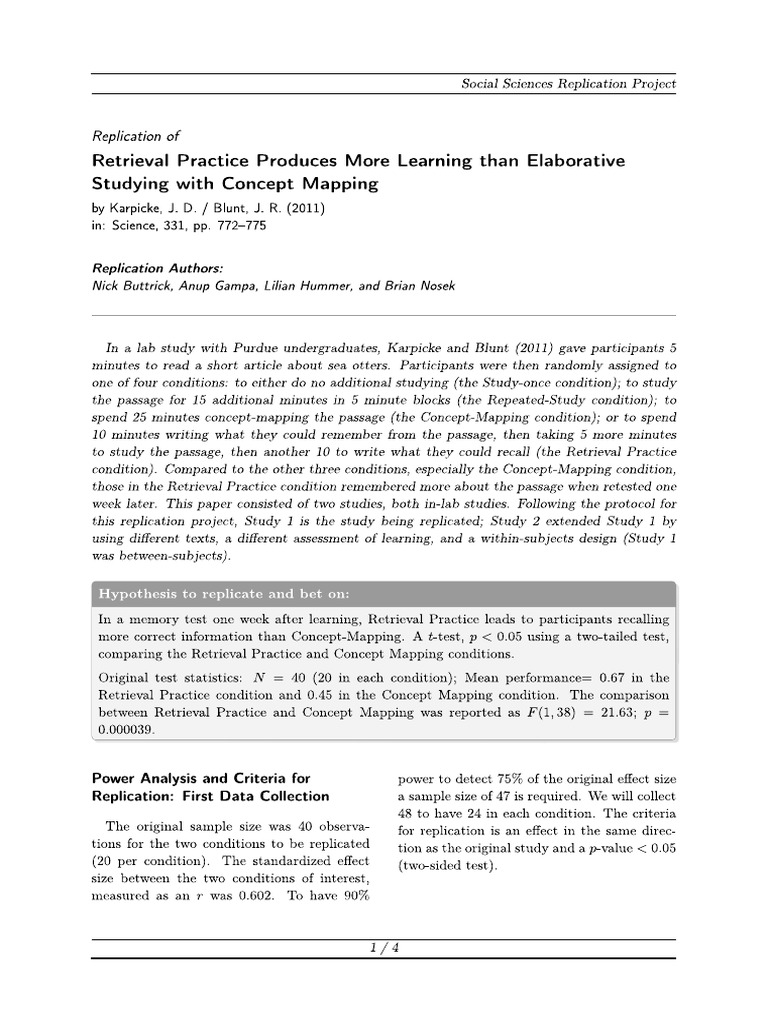 Retrival Pratice | PDF