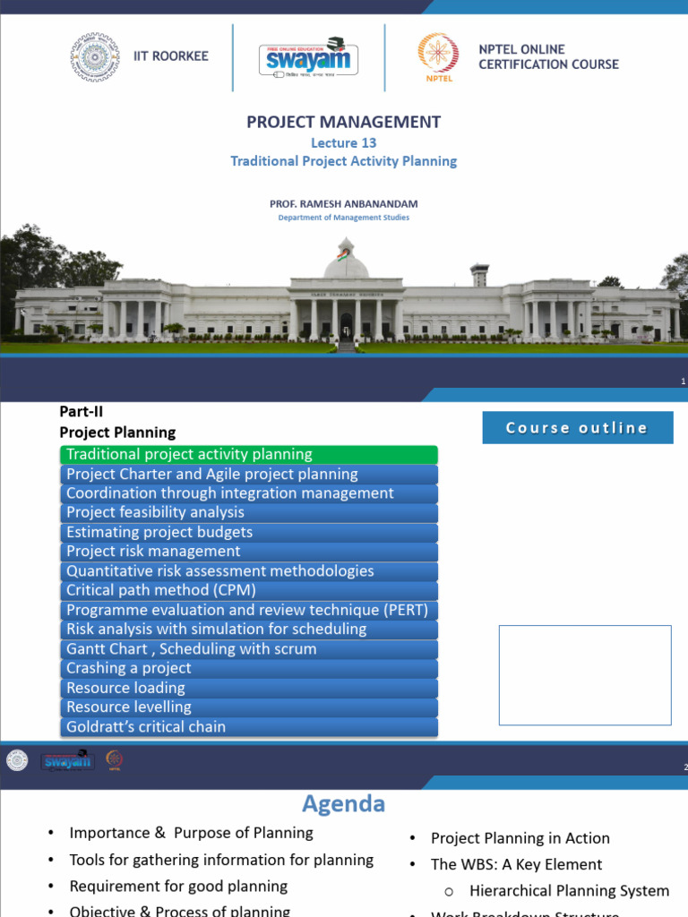 Traditional Project Activity Planning | PDF | Project Management | Business