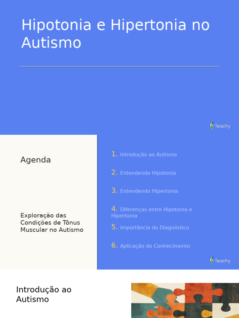 Slide - Hipotonia e Hipertonia No Autismo | PDF | Autismo | Doenças e ...