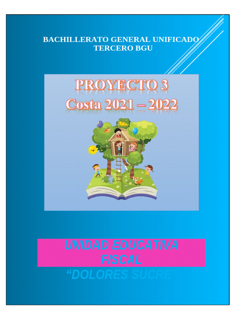 Proyecto 3 B 8egb 2021 2022 Formato Eebq | PDF