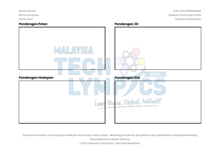 Templat Cabaran Kereta Roket | PDF