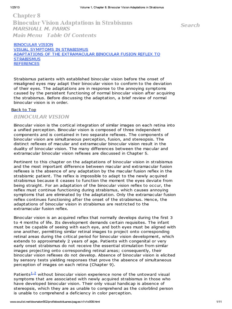 Volume 1, Chapter 8 Sensory Adaptations | PDF | Visual Perception | Senses