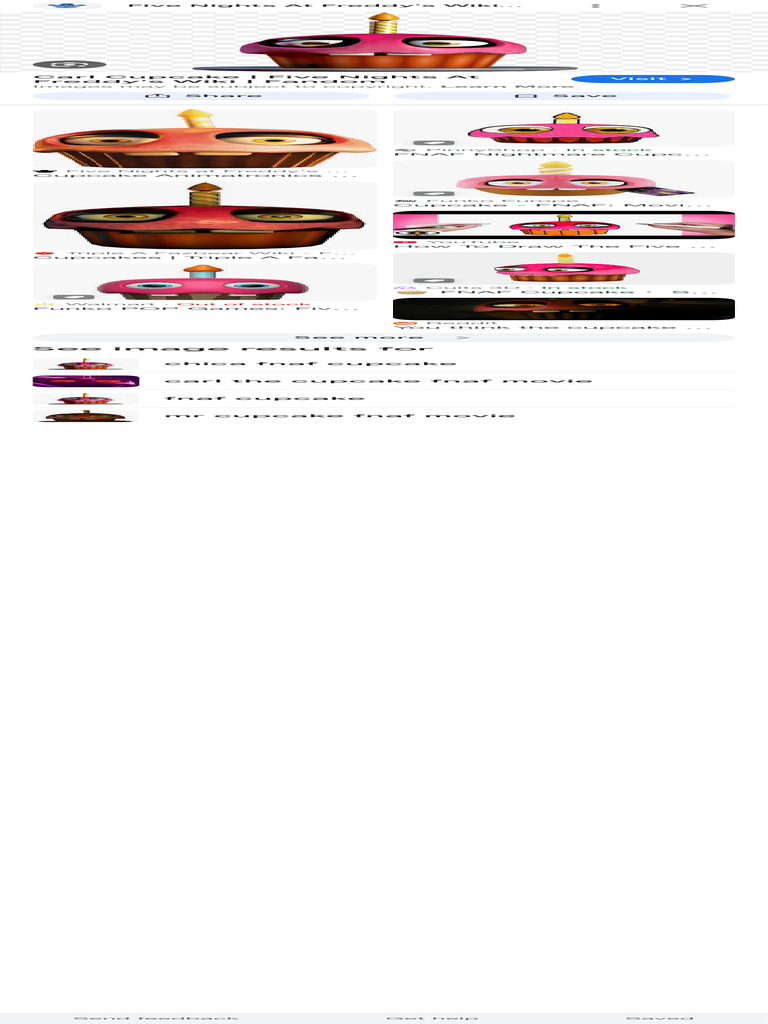 Carl The Cupcake Fnaf - Google Search | PDF