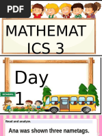 DLL Matatag Math 3 q1 w1 | PDF | Area | Rectangle
