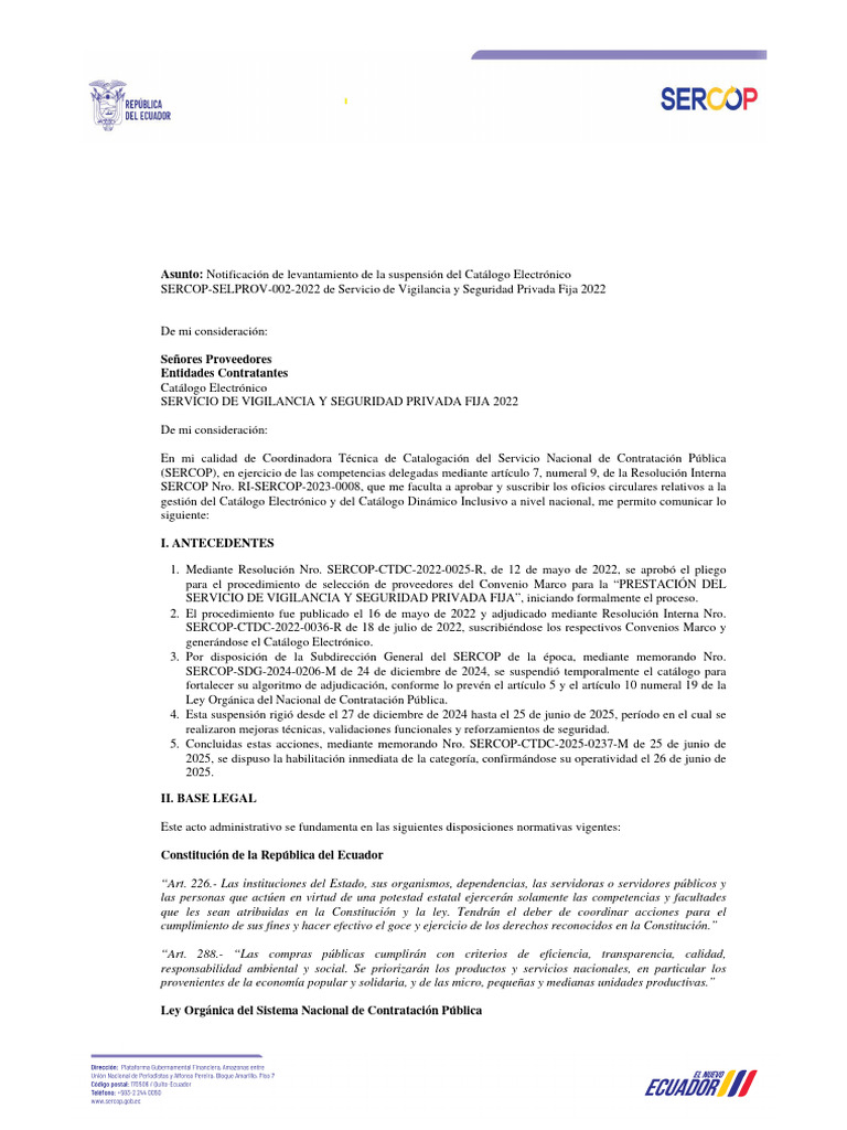 Sercop CTDC 2025 0013 C | PDF