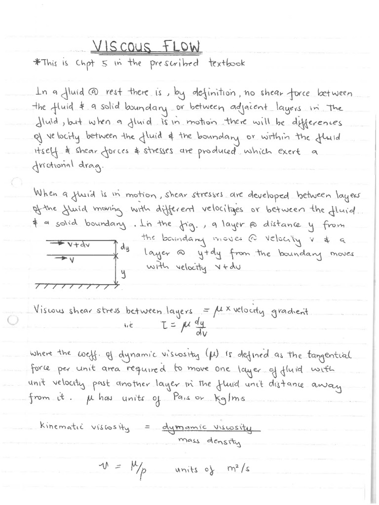 Viscous Flow | PDF