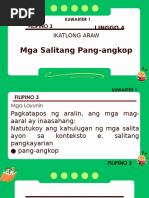 Pang Angkop Worksheet Gabay - PH | PDF