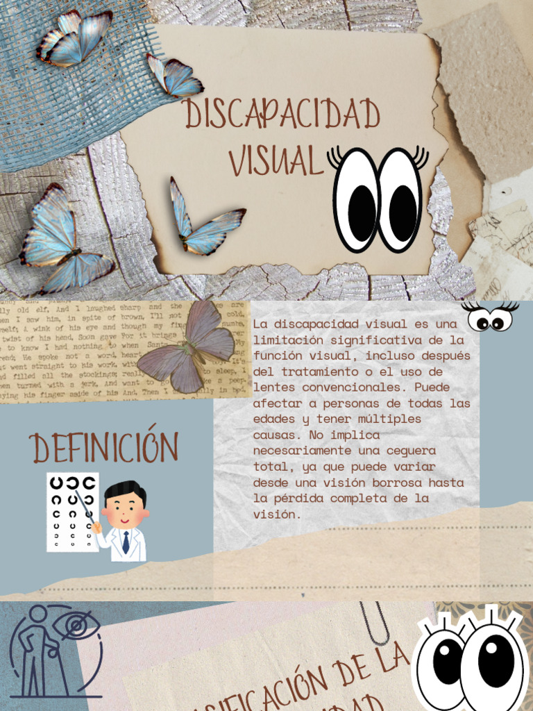 Presentación Insectos Benéficos Vintage Scrapbook Beige y Azul | PDF | Visión | Oftalmología