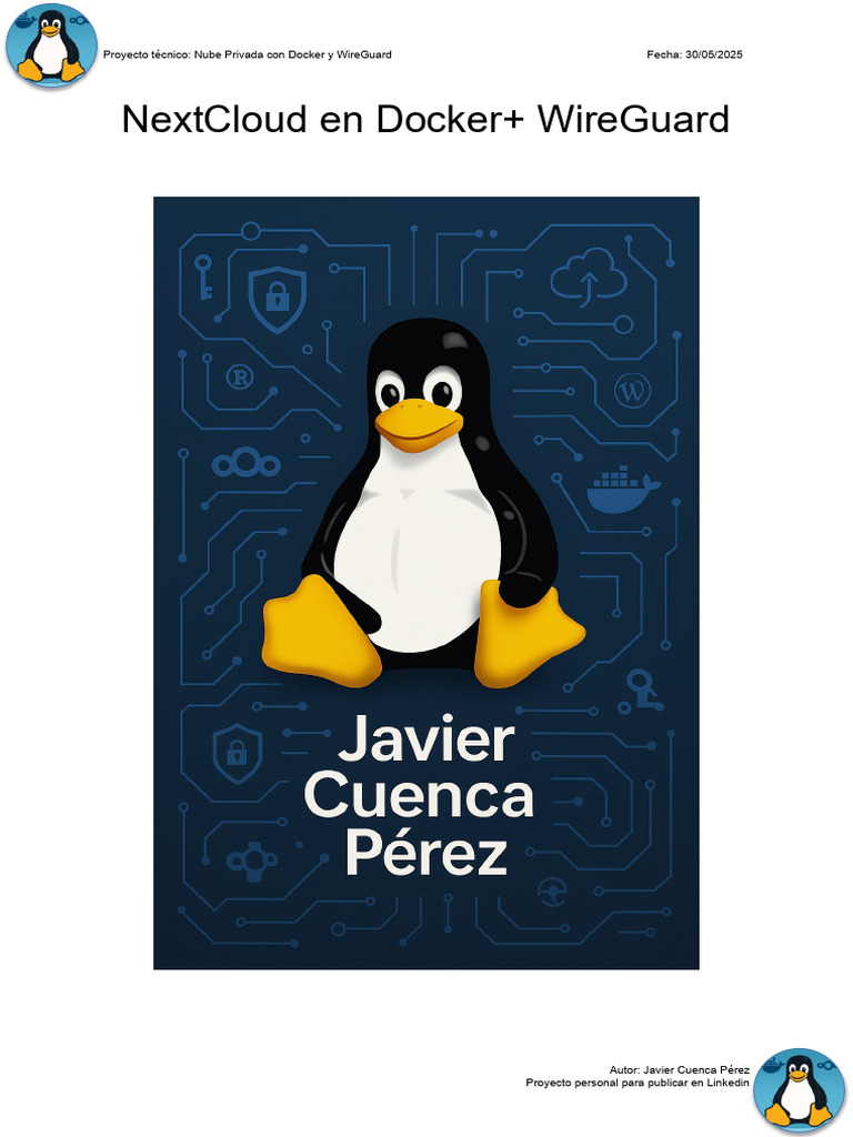 Proyecto - NextCloud Docker + WireGuard - Guia Instalación | PDF ...