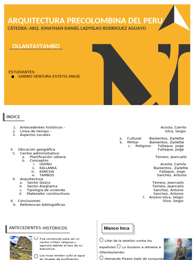 Analisis Ollan | PDF | Andes | Era precolombina