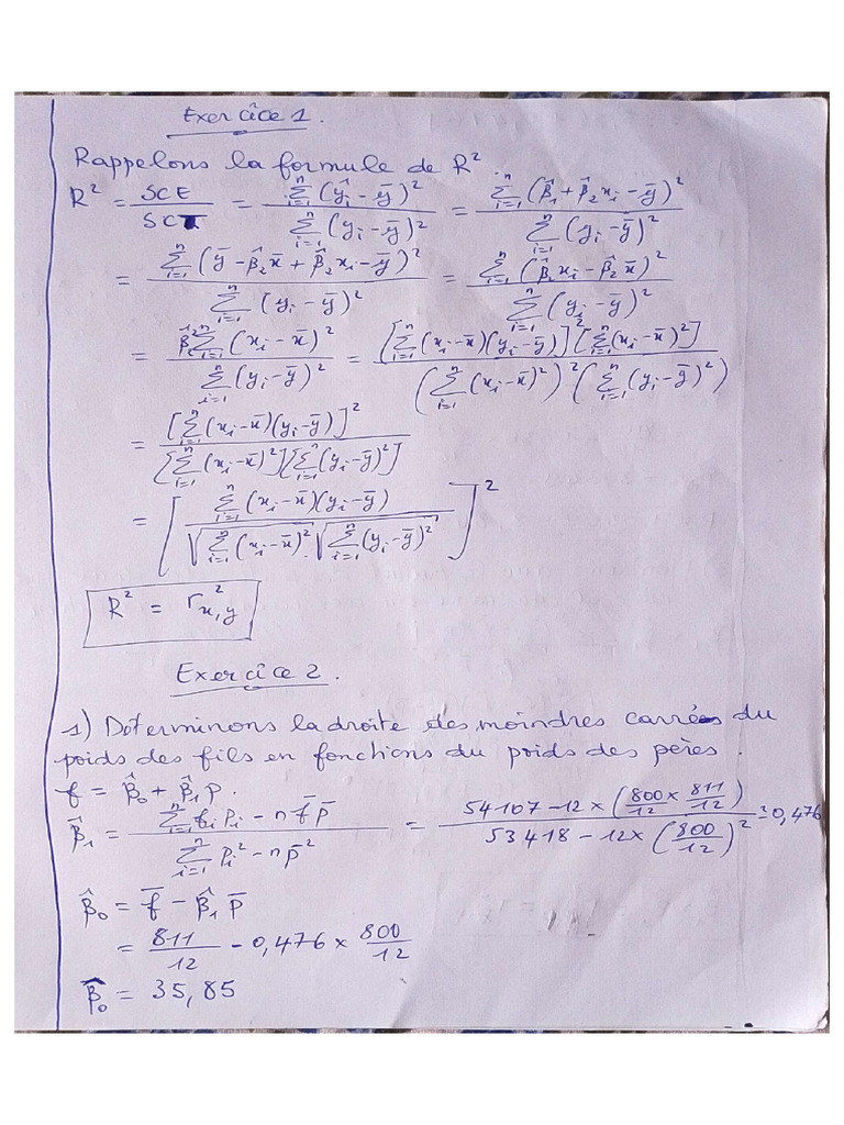 Régression Linéaire Compressed | PDF