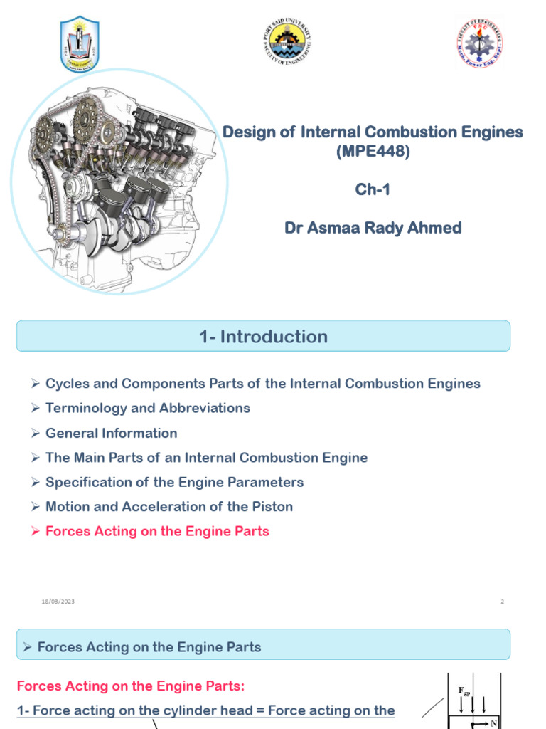 CH 1 - Introduction Part 3 | PDF | Piston | Mechanical Engineering