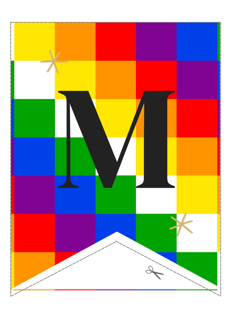 Documento A4 Banderines Imprimibles Machaq Mara | PDF