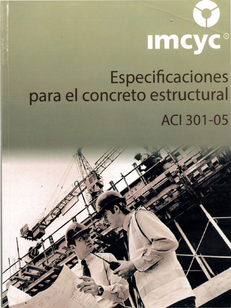 Especificaciones Concreto Estructural ACI 301-05 | PDF | Hormigón ...