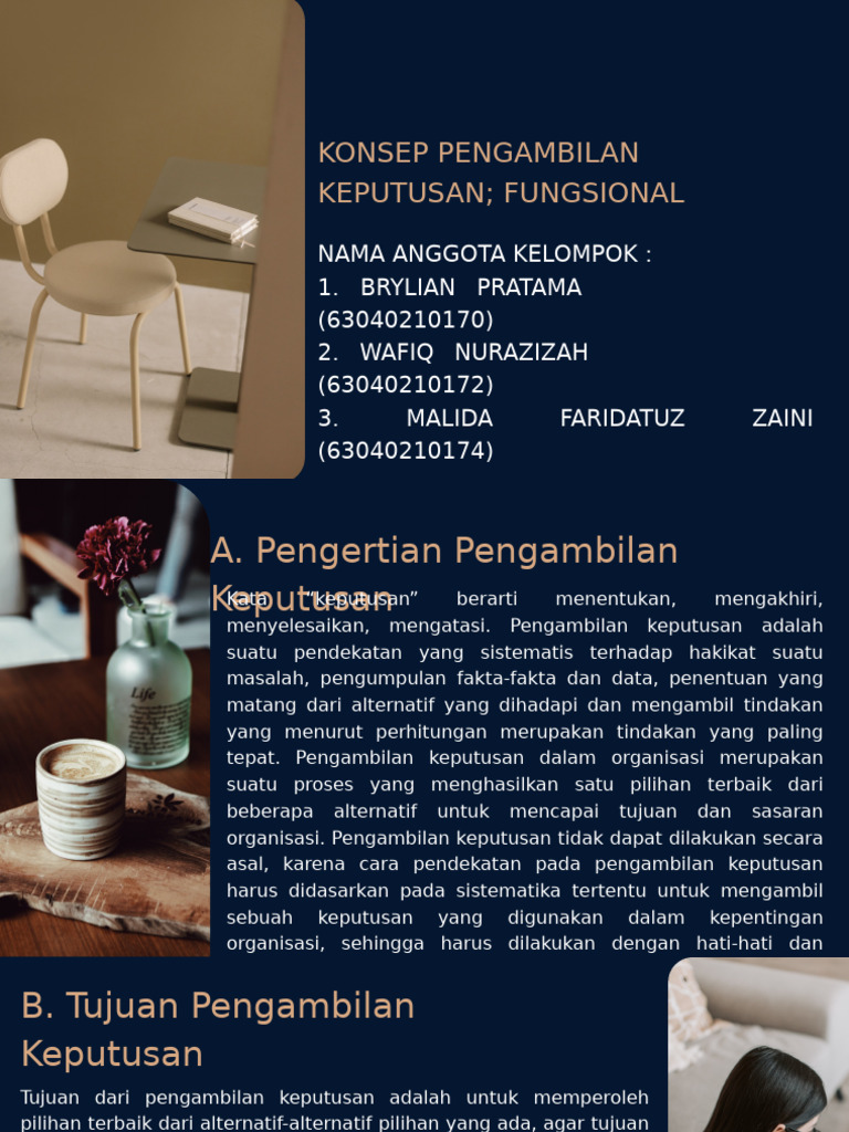 Kel 2 - SIM Konsep Pengambilan Keputusan Fungsional | PDF